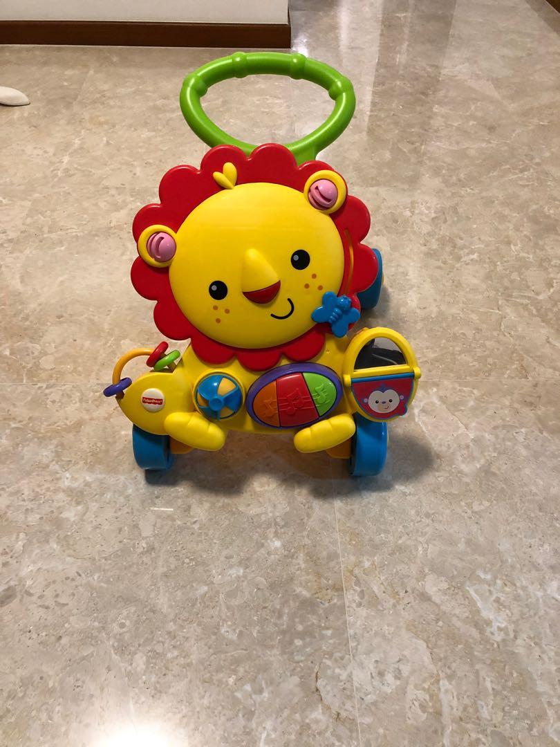 Fisher Price Lion Walker, Babies & Kids, Infant Playtime on Carousell