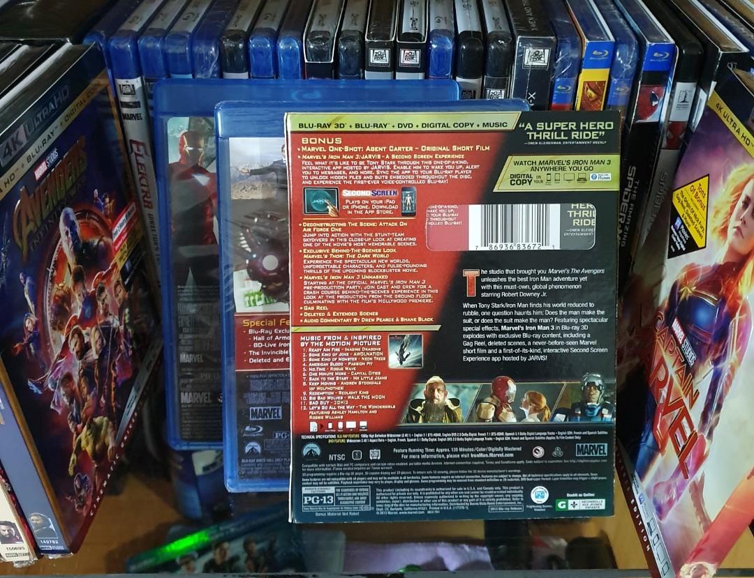 Iron Man Blu Ray Trilogy