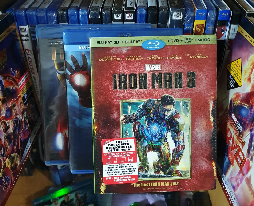 Iron Man Blu Ray Trilogy