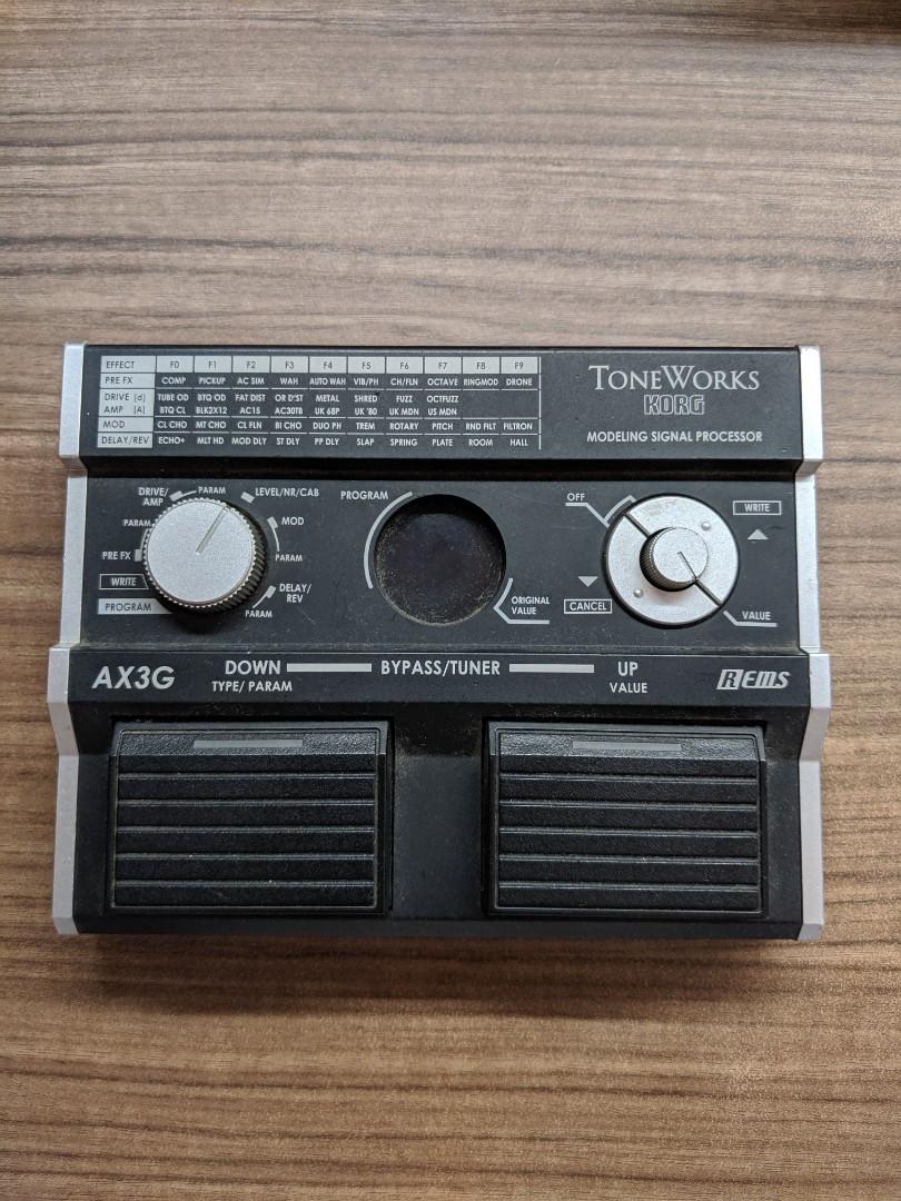 Korg ToneWorks AX3G Guitar Effects Pedal, Hobbies & Toys, Music & Media ...