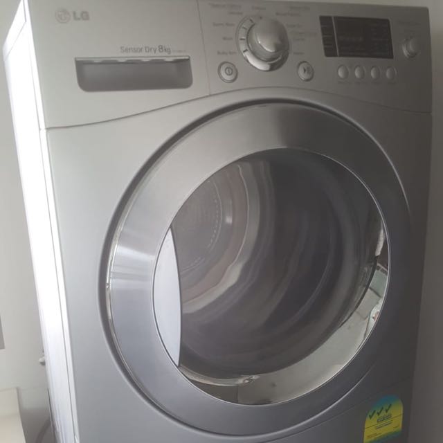 LG 8kg sensor dry condensor dryer, TV & Home Appliances, Washing ...