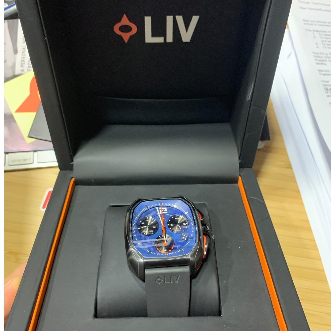 Liv Watch(es) - Rebel DDC (Black Case, Blue Dial), Men's Fashion ...