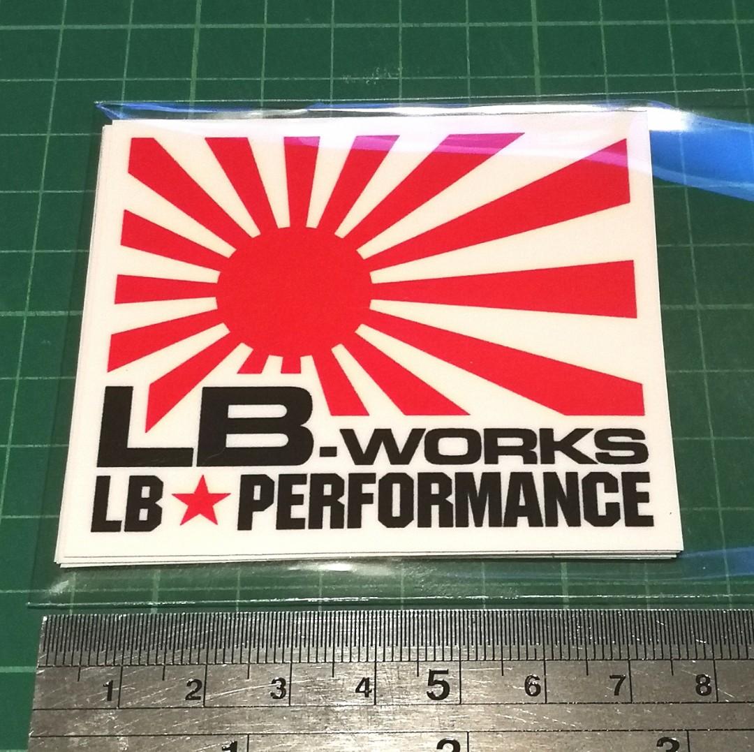 LB Works / Liberty Walk LB Performance Waterproof Stickers. $3 each. 2 ...