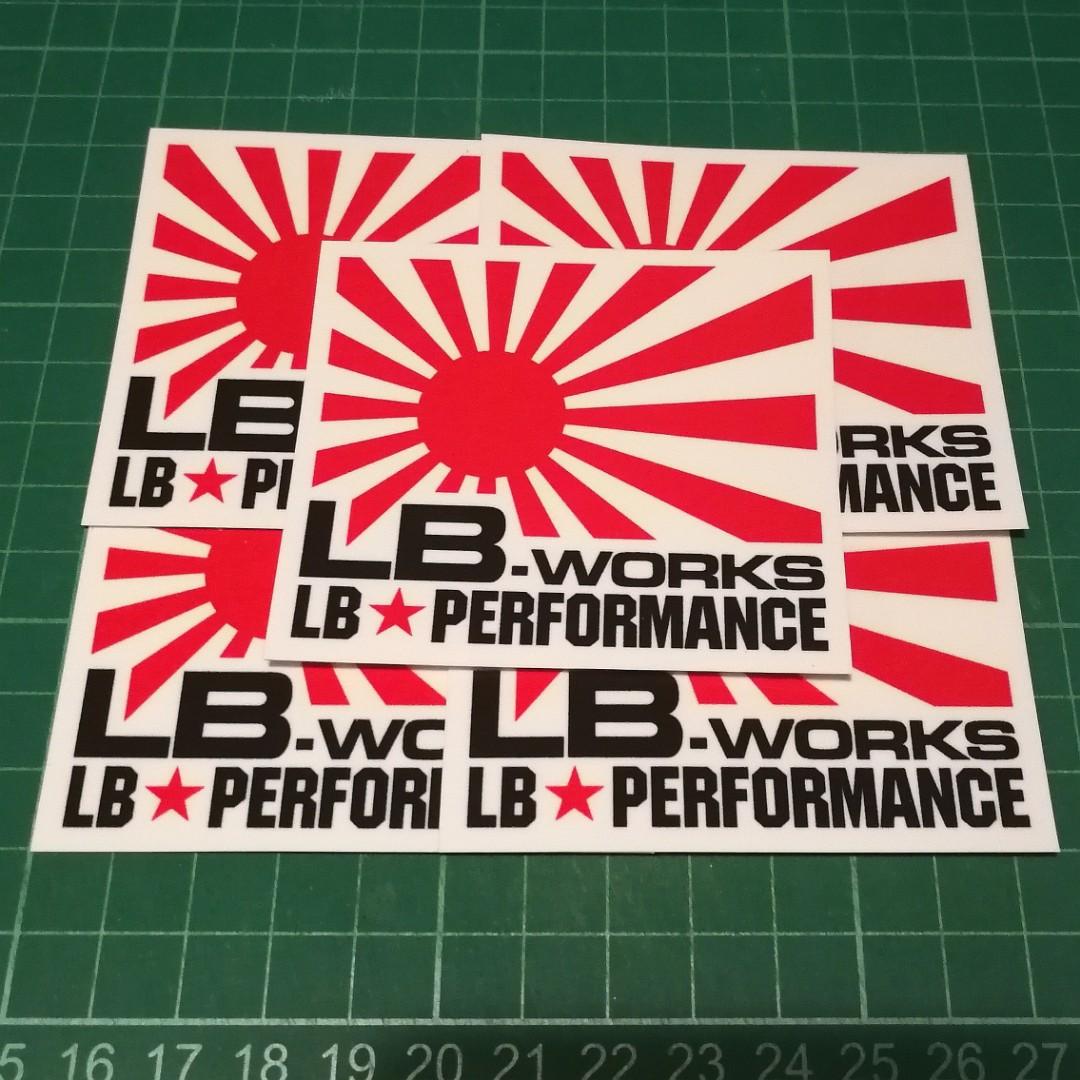LB Works / Liberty Walk LB Performance Waterproof Stickers. $3 each. 2 ...