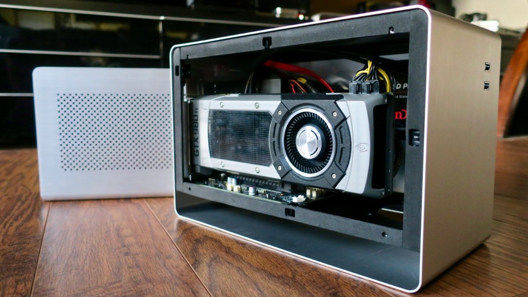 Mantiz Venus EGPU enclosure with MSI gaming Nvidia GTX 1080ti ...