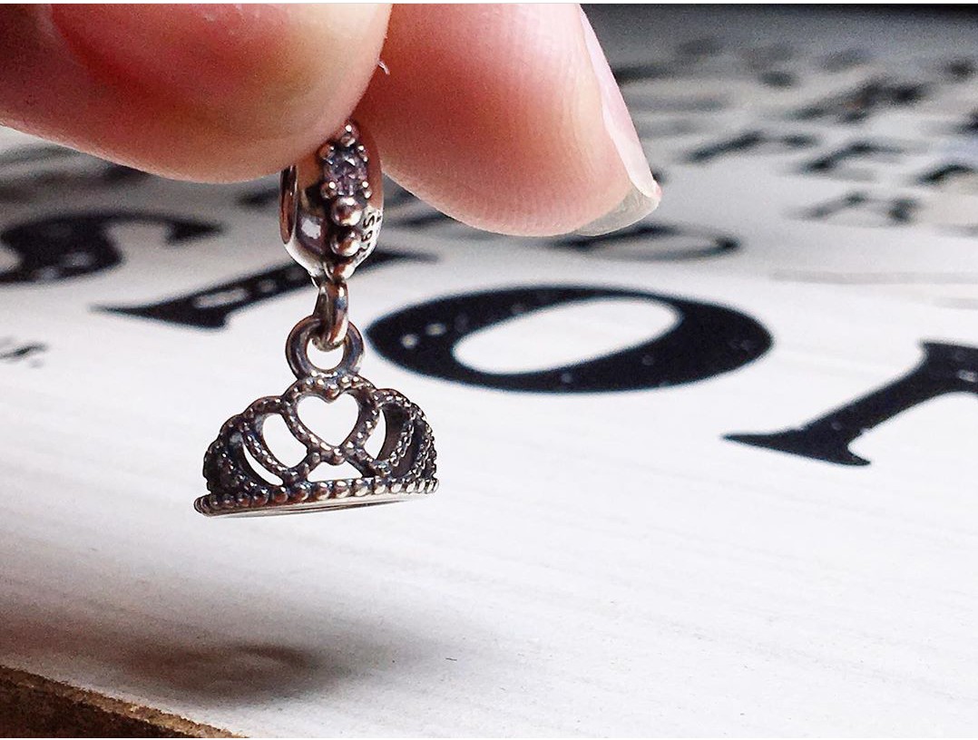 PANDORA CROWN CHARM, Women's Fashion, Jewelry & Organizers, Bracelets ...