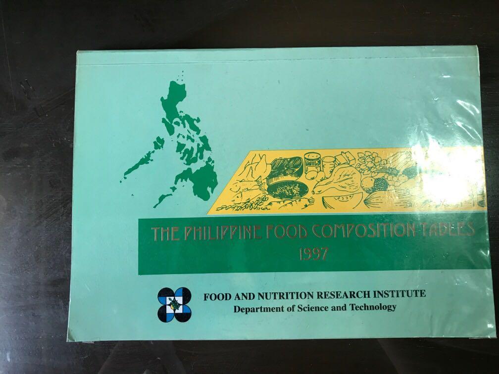 Philippine Food Composition Tables 1997, Hobbies & Toys, Books ...