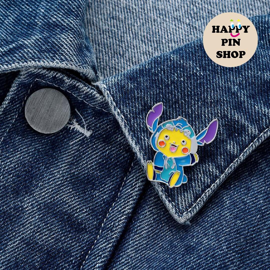 Pikachu Dressed as Stitch Enamel Pin #Pokemon #Disney, Hobbies & Toys ...