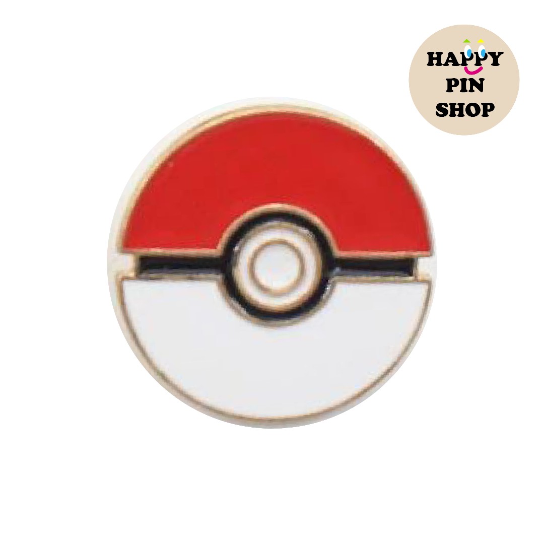 Pokemon Poke Ball Enamel Pin, Hobbies & Toys, Toys & Games on Carousell