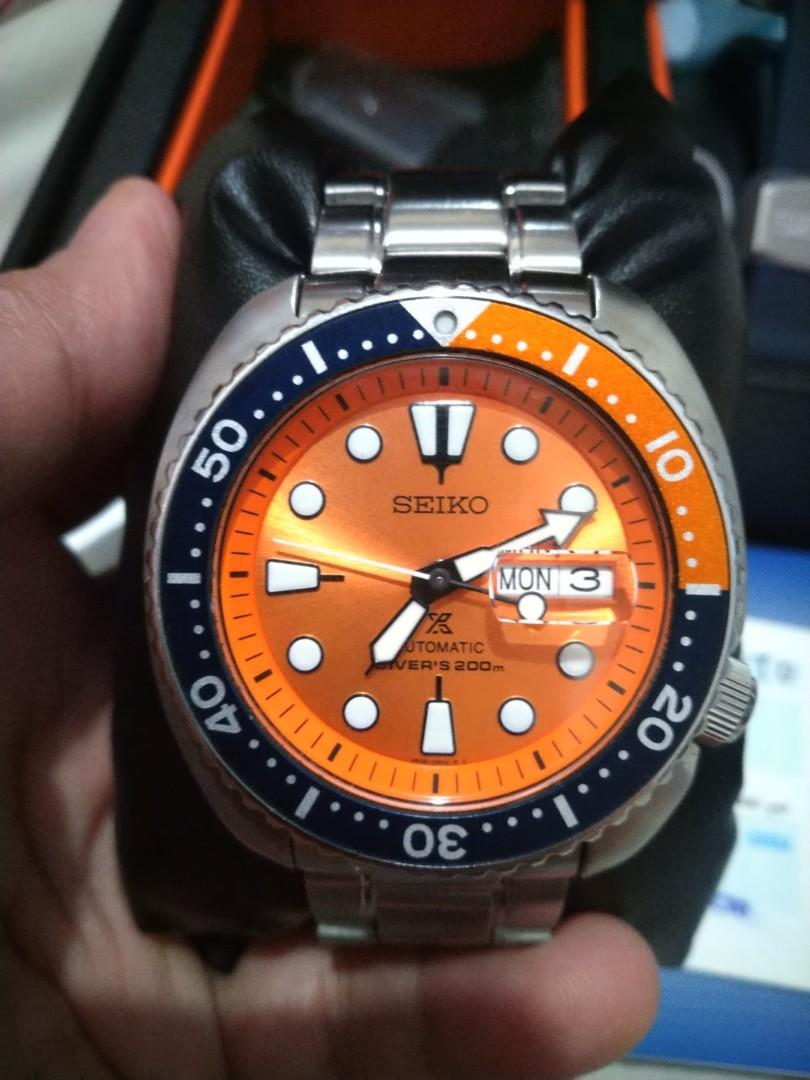 Seiko Orange Turtle "Nemo" Limited Edition, Men's Fashion, Watches ...
