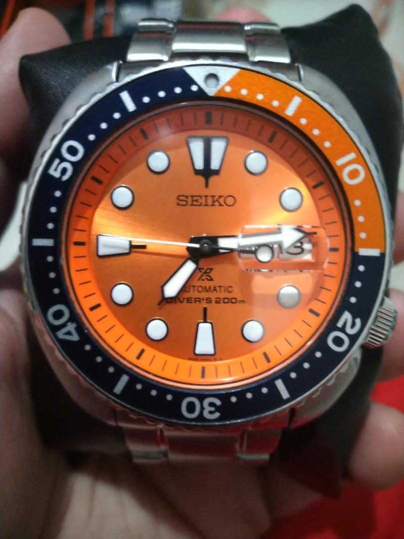 Seiko Orange Turtle "Nemo" Limited Edition, Men's Fashion, Watches ...