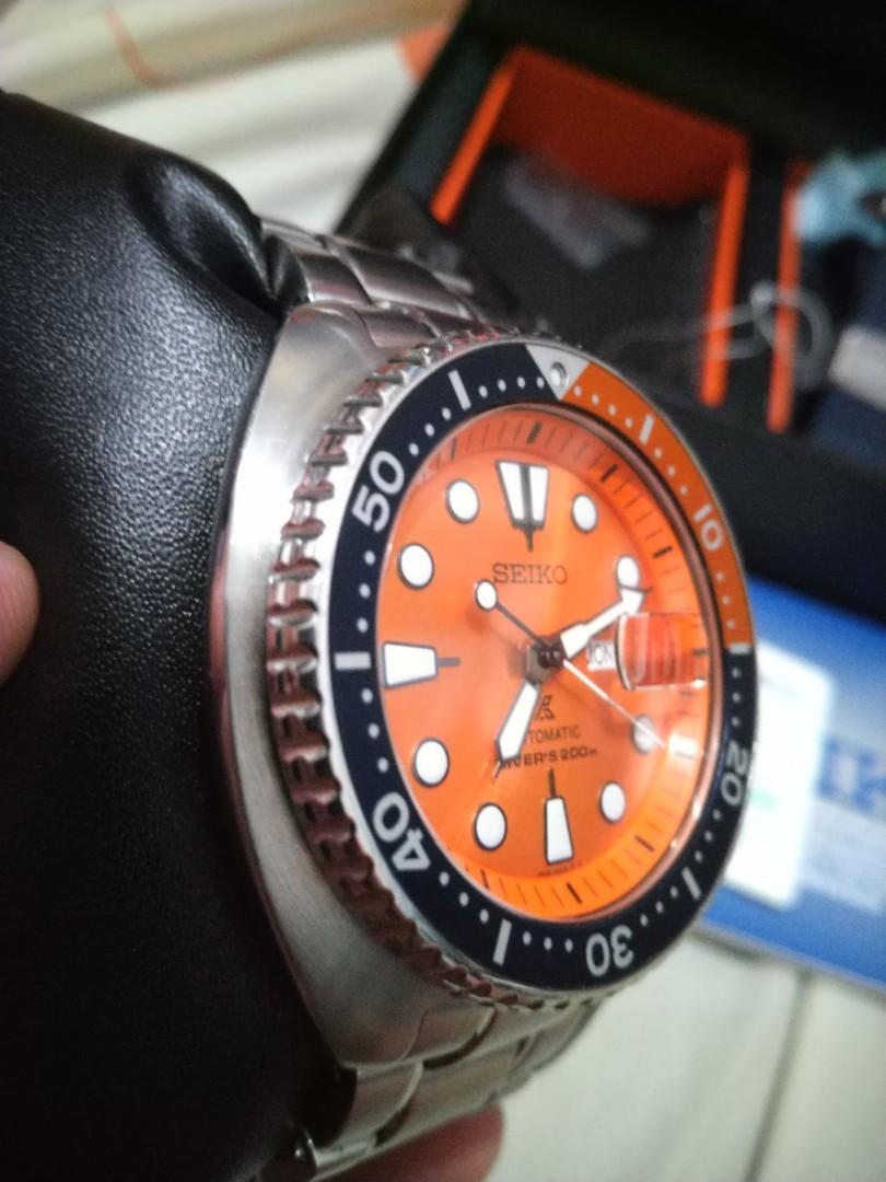 Seiko Orange Turtle "Nemo" Limited Edition, Men's Fashion, Watches ...