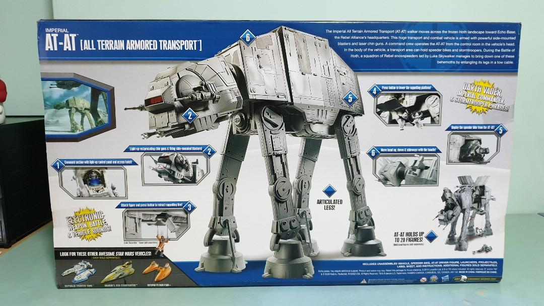 Hasbro Star Wars Imperial AT-AT All Terrain Armored Transport Vehicle ...