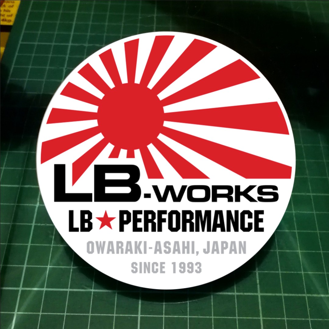 Static Cling Windscreen Car Decal - Liberty Walk LB WORKS / LB ...