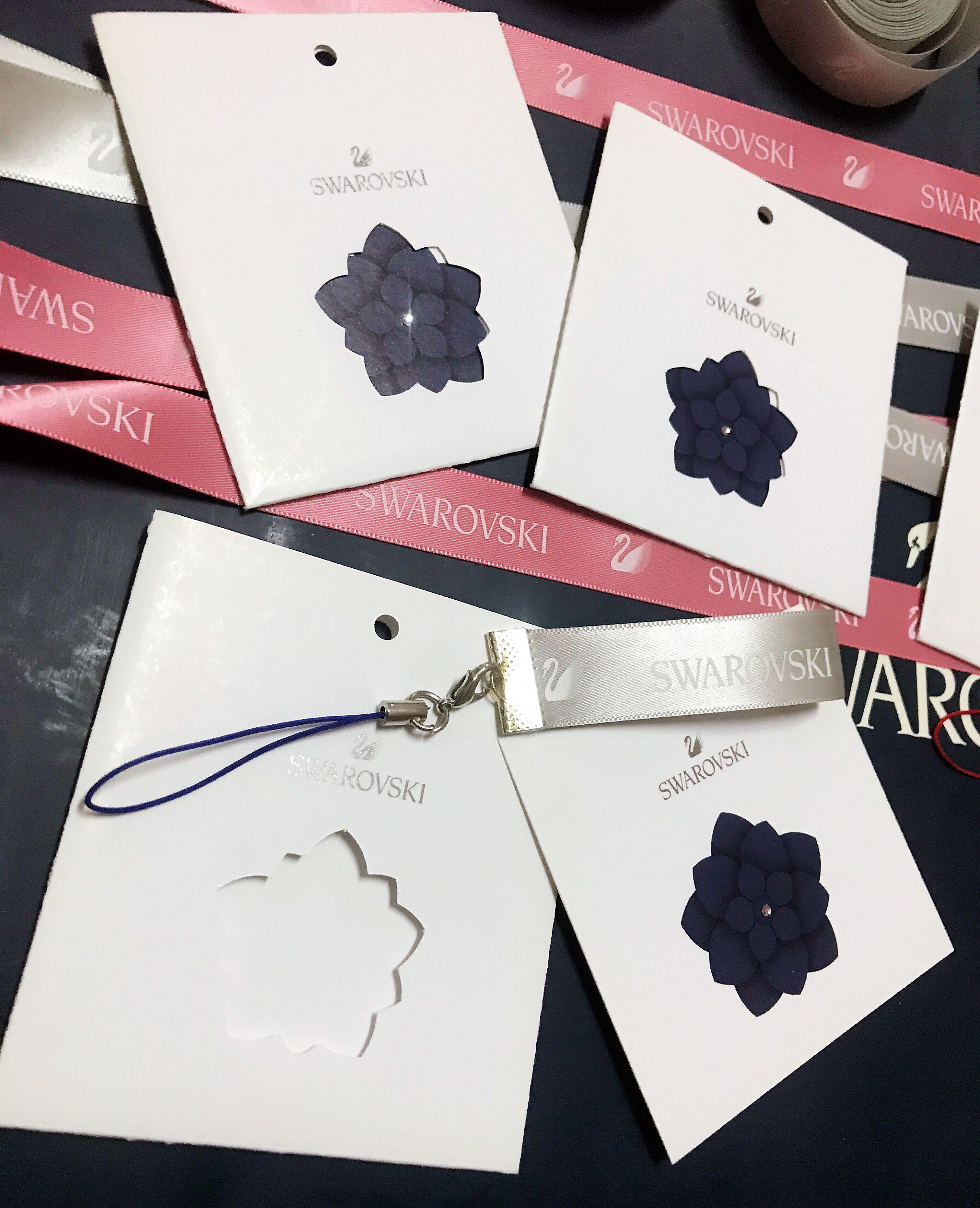 Swarovski gift card & ribbon diy accessories, Luxury, Accessories on ...
