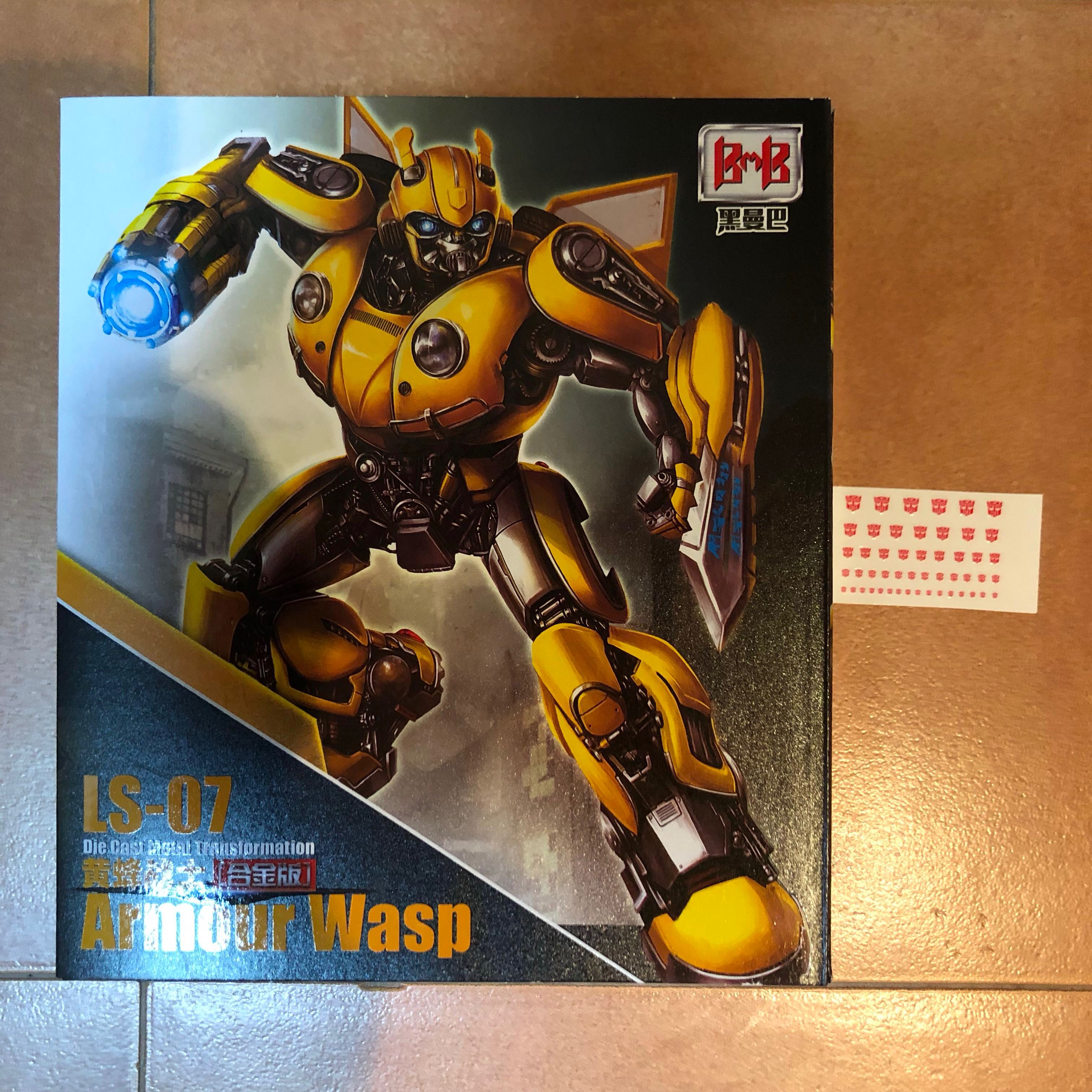 Transformers Black Mamba BMB - LS-07 LS07 Armour Wasp (aka Upsized MPM ...