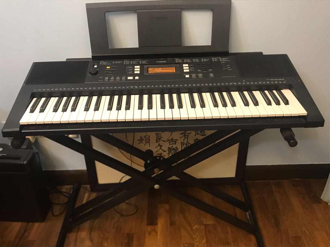 Yamaha Electronic Keyboard PSR E343, Hobbies & Toys, Music & Media ...