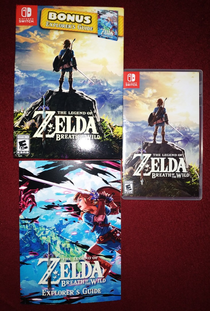 Zelda BOTW with Explorer's Guide, Video Gaming, Video Games, Nintendo ...