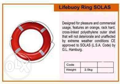 Lifebuoy Lifering Life Ring Buoy LSA SOLAS Rescue Lifesaving ...