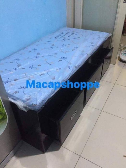 Box type bed with drawers, Furniture & Home Living, Furniture, Bed ...