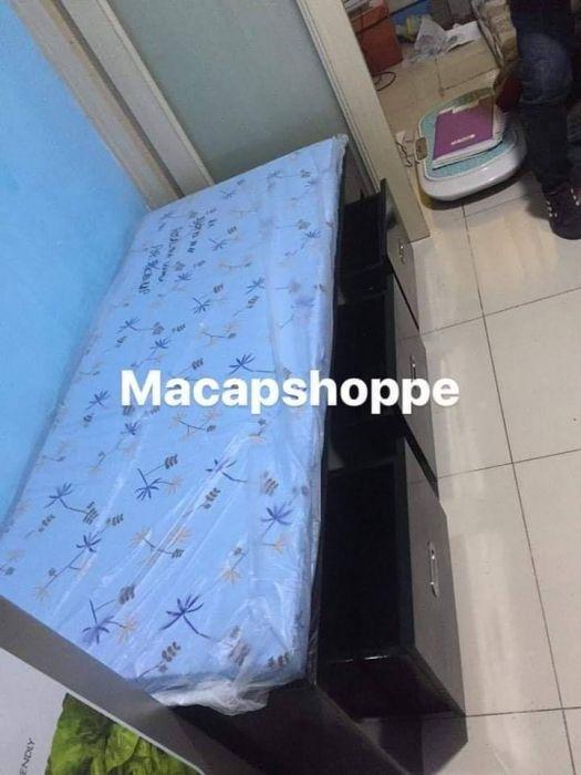 Box type bed with drawers, Furniture & Home Living, Furniture, Bed ...