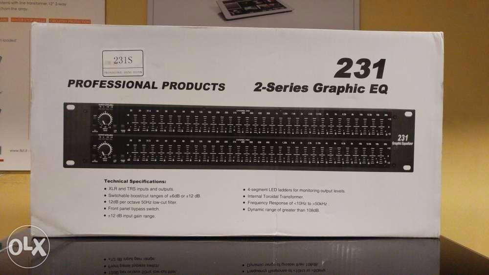Kevler 231s Dual 31 Band Professional Graphic Equalizer, Audio, Other Audio Equipment on Carousell