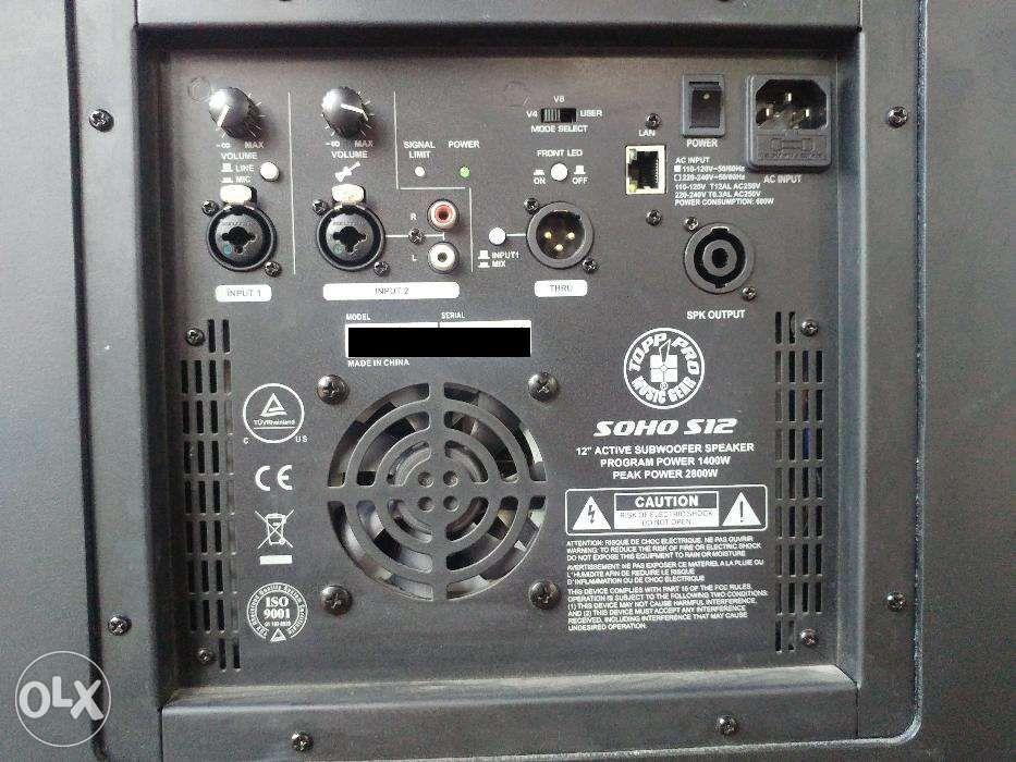 Topp Pro SOHO V8 Column Speaker and Powered Subwoofer, Audio, Soundbars ...