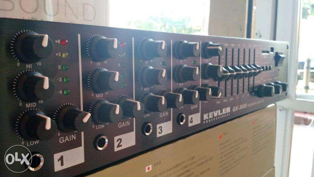 Kevler GX3000 High Power Karaoke Amplifier with USB and EQ, Audio ...