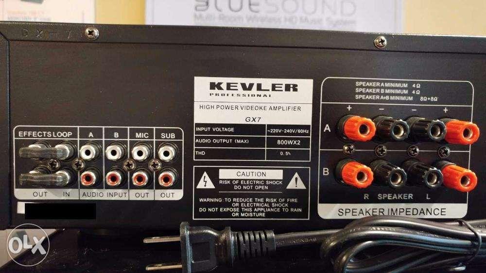 Kevler Gx7 Karaoke Amplifier 800w Audio Soundbars Speakers And Amplifiers On Carousell