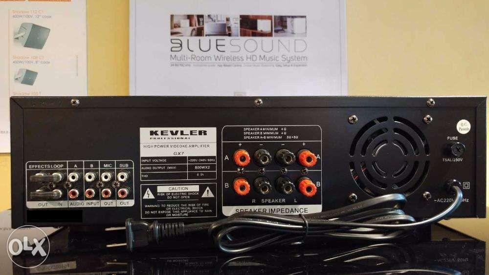 Kevler Gx7 Karaoke Amplifier 800w Audio Soundbars Speakers And Amplifiers On Carousell