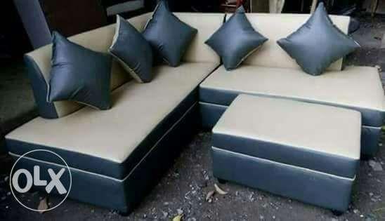 Sala set L SHAPE, Furniture & Home Living, Furniture, Sofas on Carousell