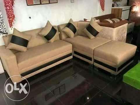 Sala set L SHAPE, Furniture & Home Living, Furniture, Sofas on Carousell