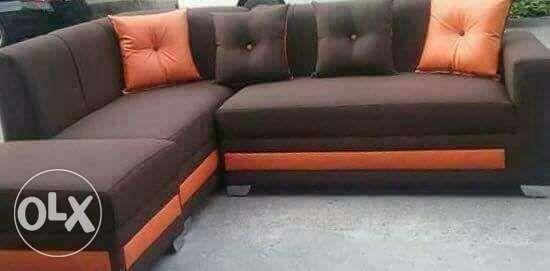 Sala set L SHAPE, Furniture & Home Living, Furniture, Sofas on Carousell