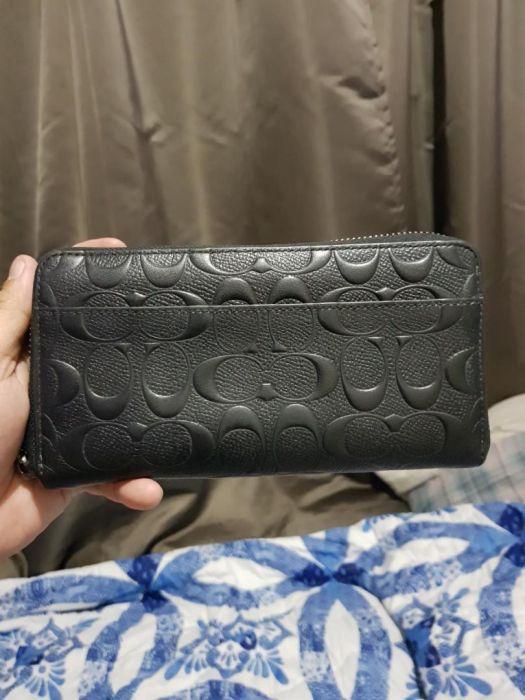 Original Coach Mens Long Wallet, Men's Fashion, Watches & Accessories ...
