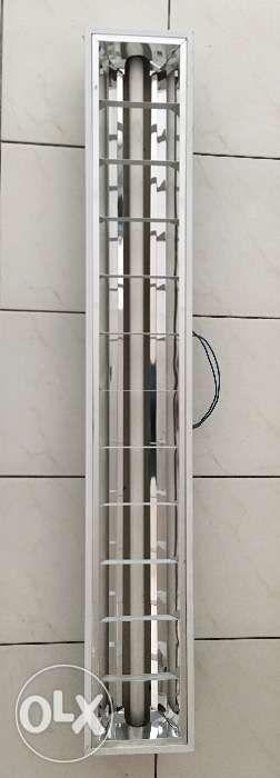 Fluorescent light box Case Single or Double 40 Recessed Pin Light case ...