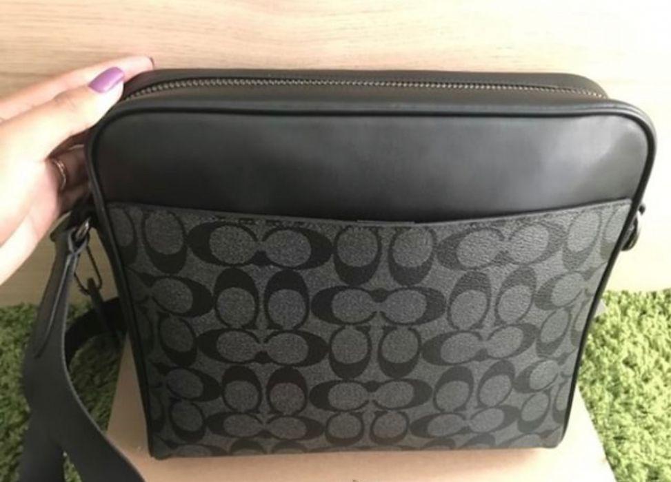 Original Mens Coach Camera Bag in Signature Canvas, Women's Fashion ...