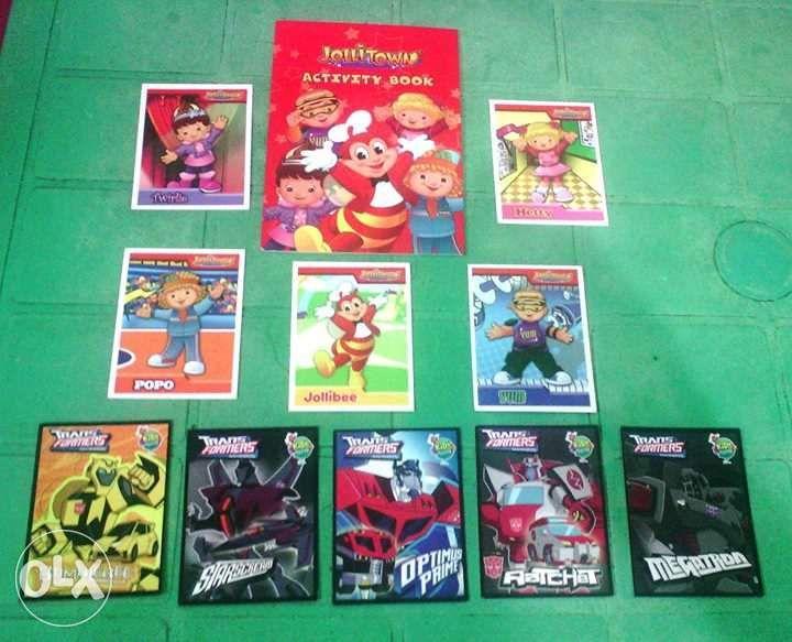 Old Jollibee Cards plus Activity Book, Looking For on Carousell