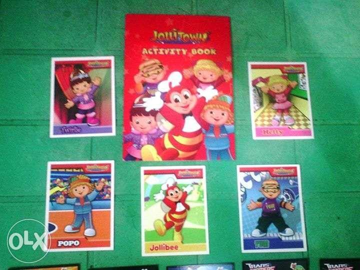 Old Jollibee Cards plus Activity Book, Looking For on Carousell