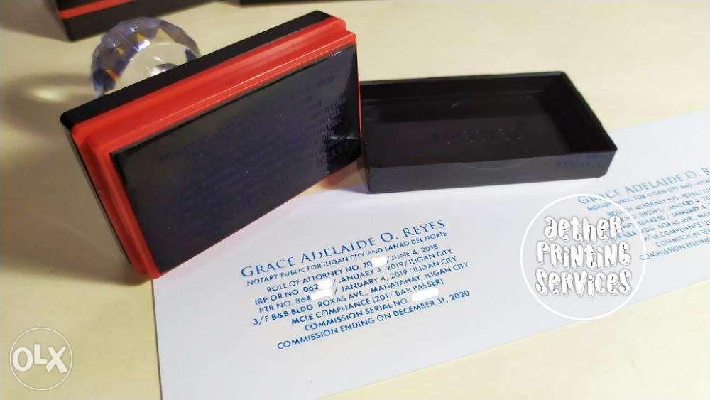 Office Stamp Corporate Stamp Notary Stamp Customized Stamp CTC Stamp ...