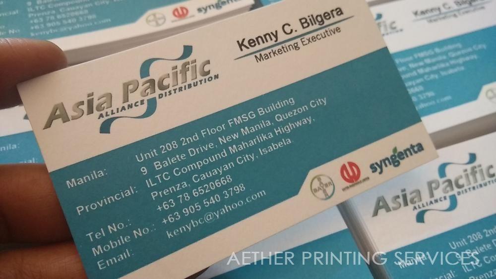 Matte and Glossy Laminated Calling cards or Business Cards, Hobbies ...