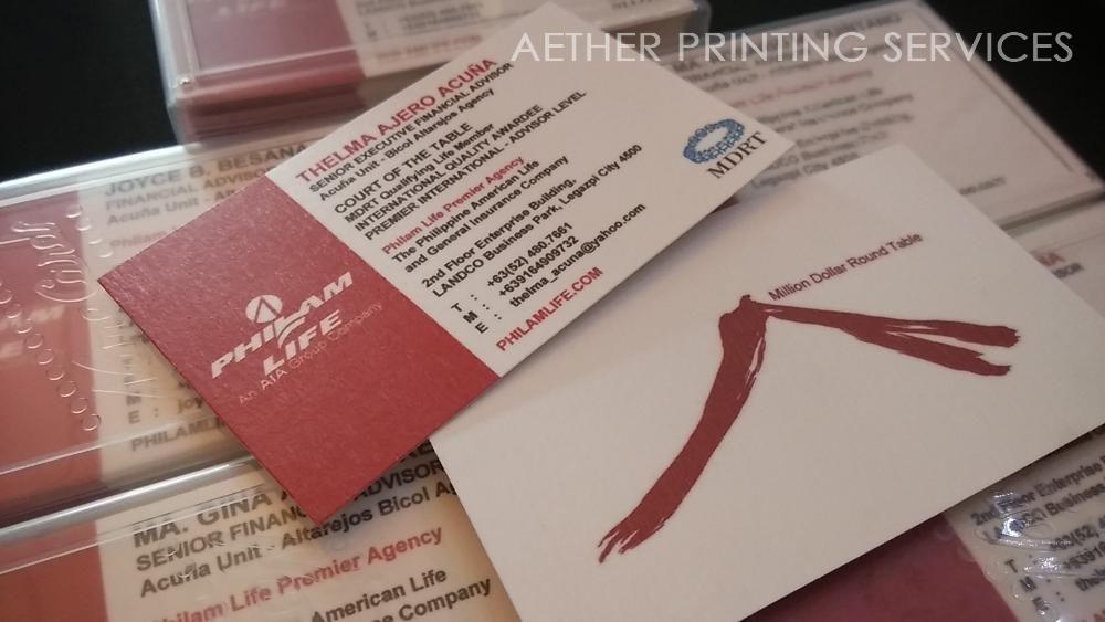 Matte and Glossy Laminated Calling cards or Business Cards, Hobbies ...