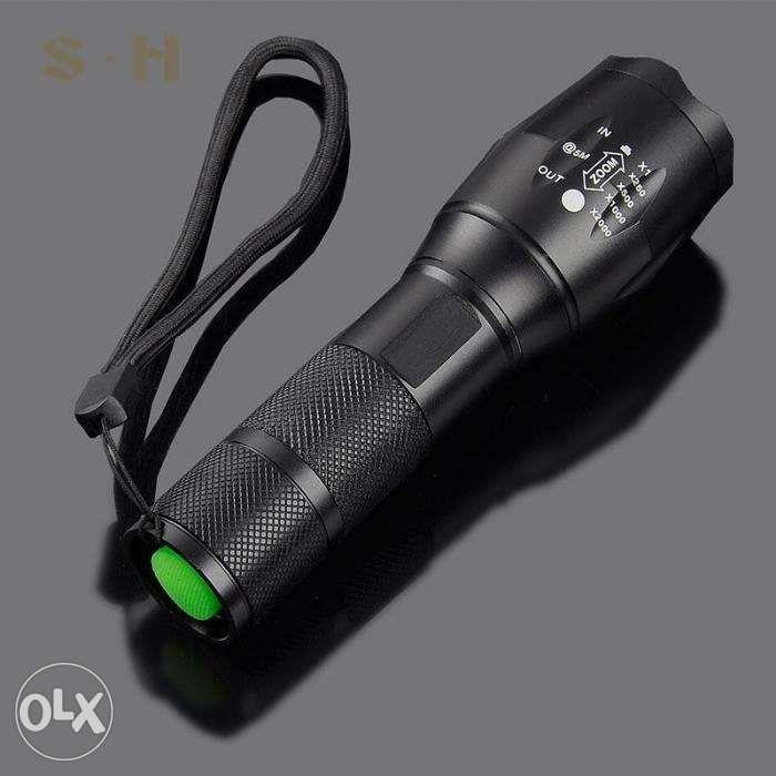 Police T650 CREE LED Rechargeable Tactical Flashlight, Sports Equipment ...