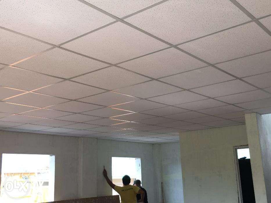 ACOUSTIC CEILING BOARD ON TEE RUNNERS, Commercial & Industrial ...