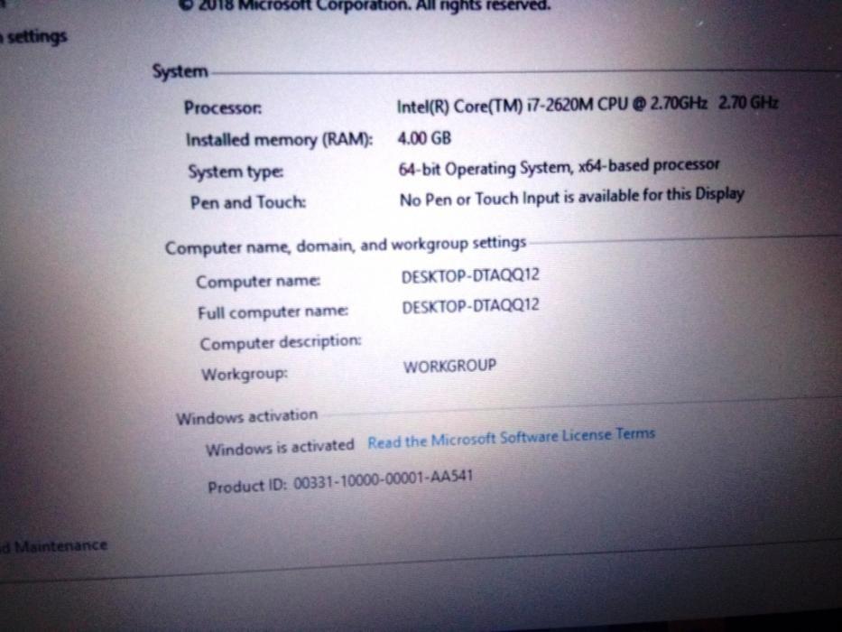 HP Laptop i7 8460p, Computers & Tech, Laptops & Notebooks on Carousell