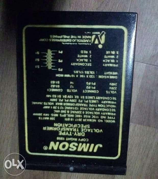 Jimson dry type transformer, Mobile Phones & Gadgets, Mobile & Gadget ...
