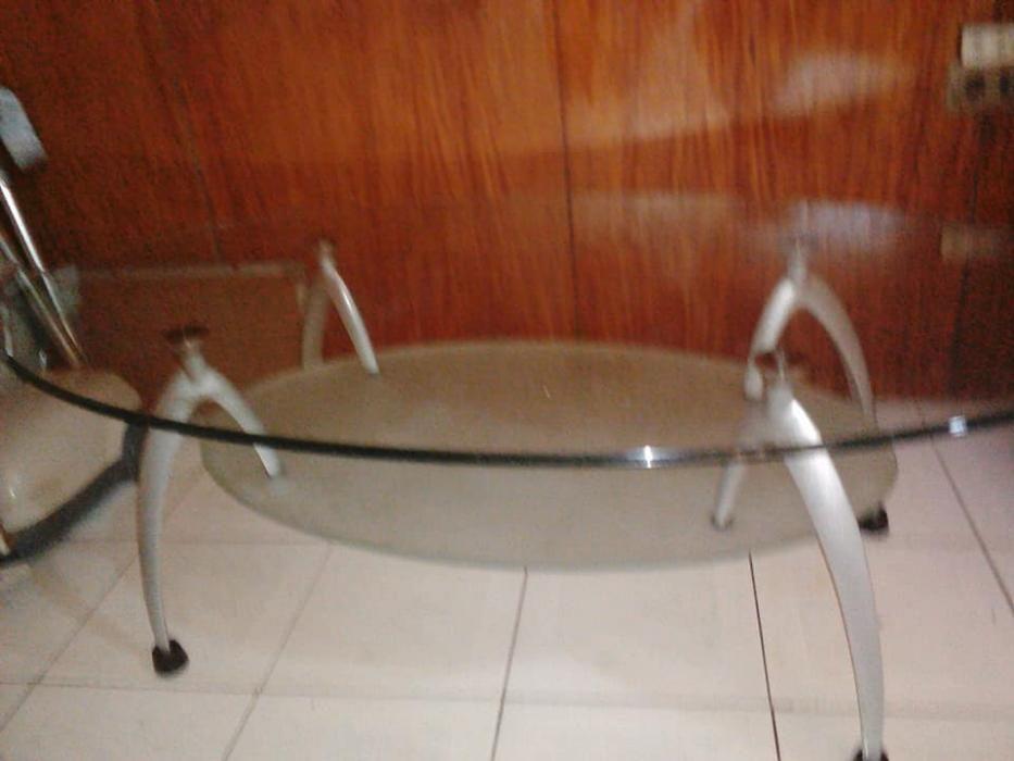 Glass Center Table, Furniture & Home Living, Furniture, Tables & Sets ...