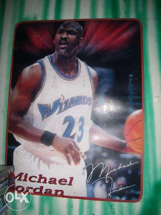 michael jordan wizard cardboard poster size 135 X 18, Hobbies & Toys ...