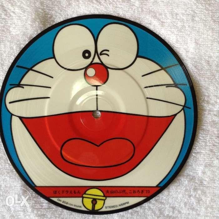 Doraemon picture disc vinyl record plaka lp, Audio, Portable Music ...