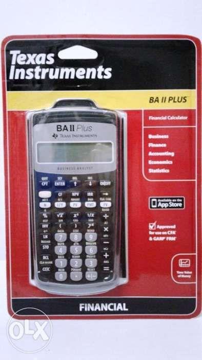 TEXAS INSTRUMENT TI BA II Plus Financial Calculator ZQ5C, Computers ...