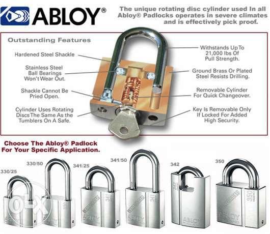 Abloy High Security Padlock, Furniture & Home Living, Security & Locks ...